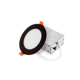 ASD ASD-JBR-4D12BK LED Wafer Round 4" 12 Watt 120 Volt 5 CCT Selectable ...