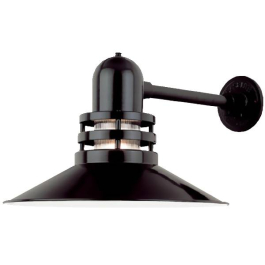 Baselite 18" Louvered Series Shade Fixture with Custom Finish and ...
