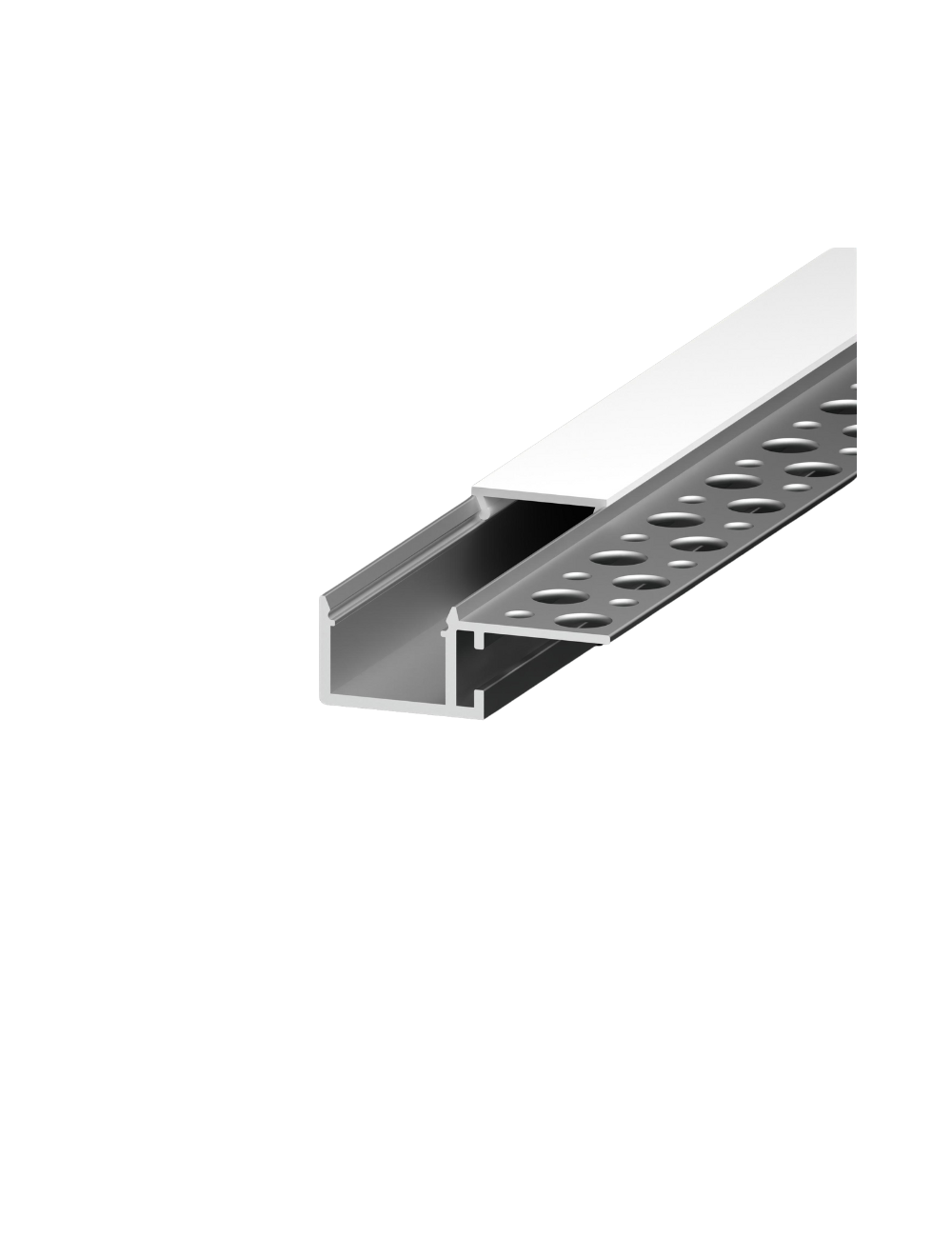 DiodeLED DI-CPCHB-MUD1-SF-96AL Mud-In 1 in. Single Flange Channel Bundle